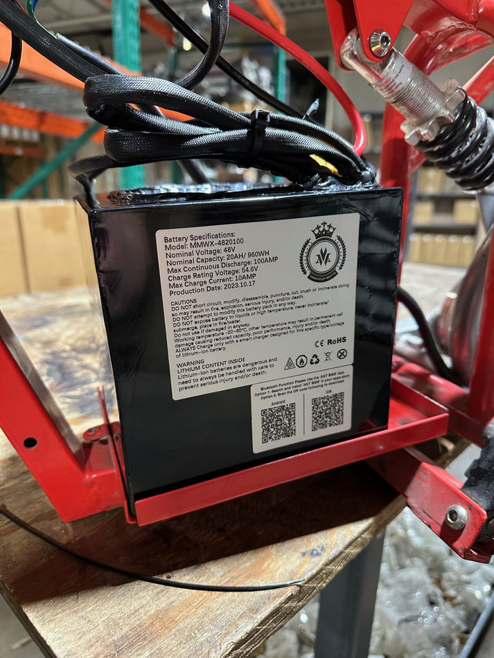 48V Lithium Battery for Razor MX500/MX650/RSF650/SX500 (100AMP/20AH ...